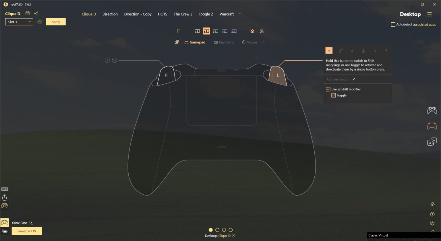 Xbox Adaptive Controller + REWASD